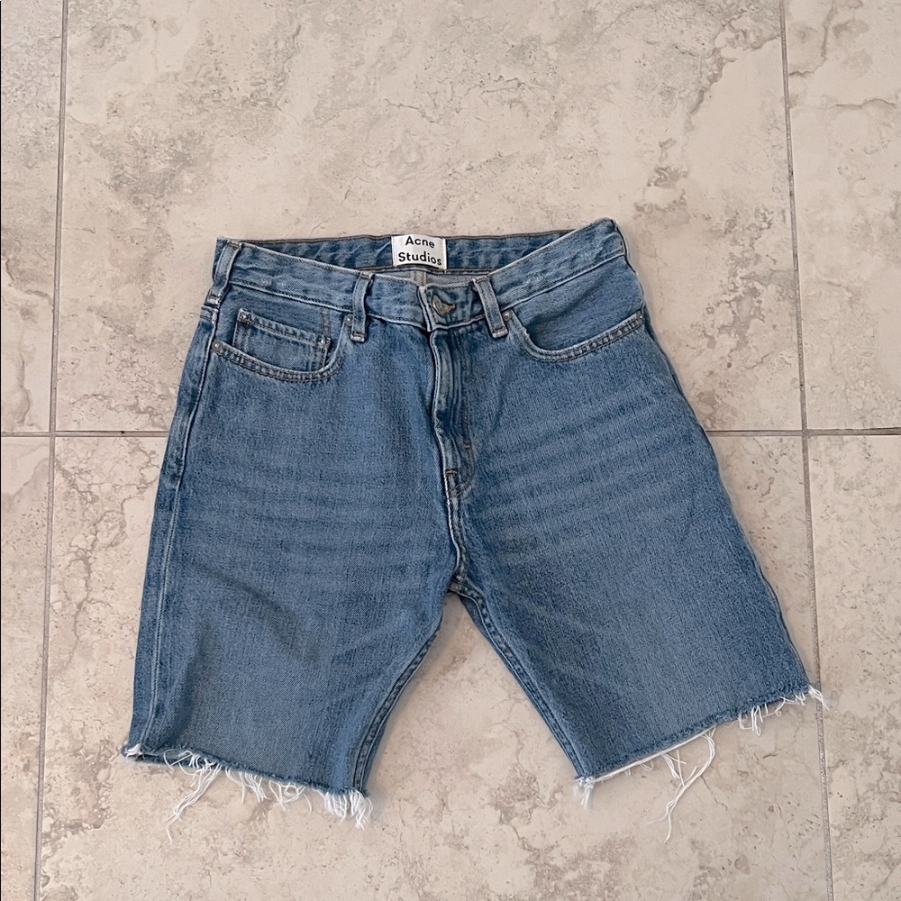 Acne Studios Denim Shorts - Gem